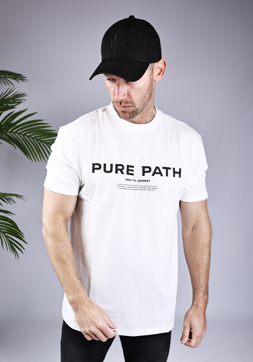 PURE PATH - Signature Tshirt - Off White - Cotton District